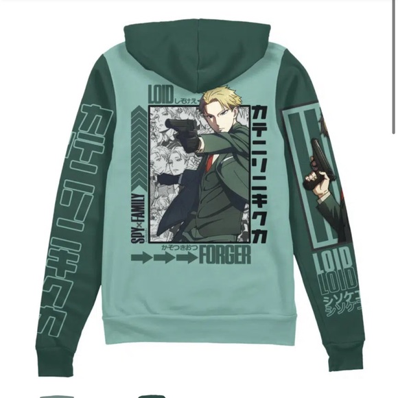Sweaters | Loid Forger Spy X Family Streetwear Zip Hoodie Jacket | Poshmark